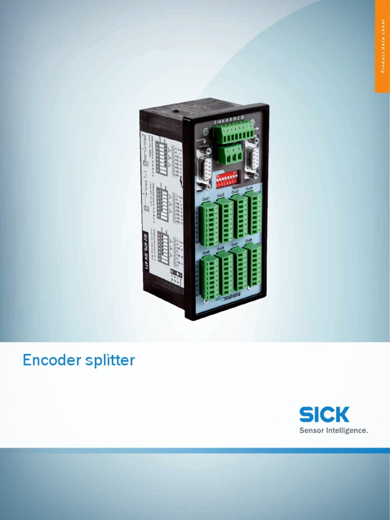 Datasheet Encoder-Splitter 6033175 en | PDF | Systems Science ...