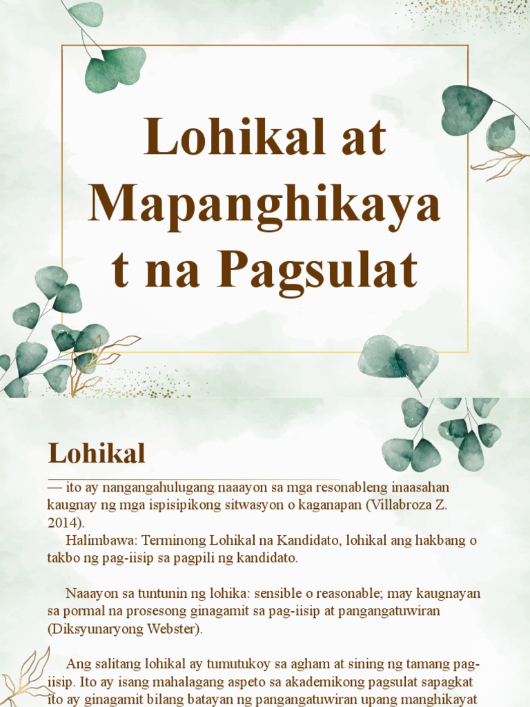 Pagbasa Presentation | PDF