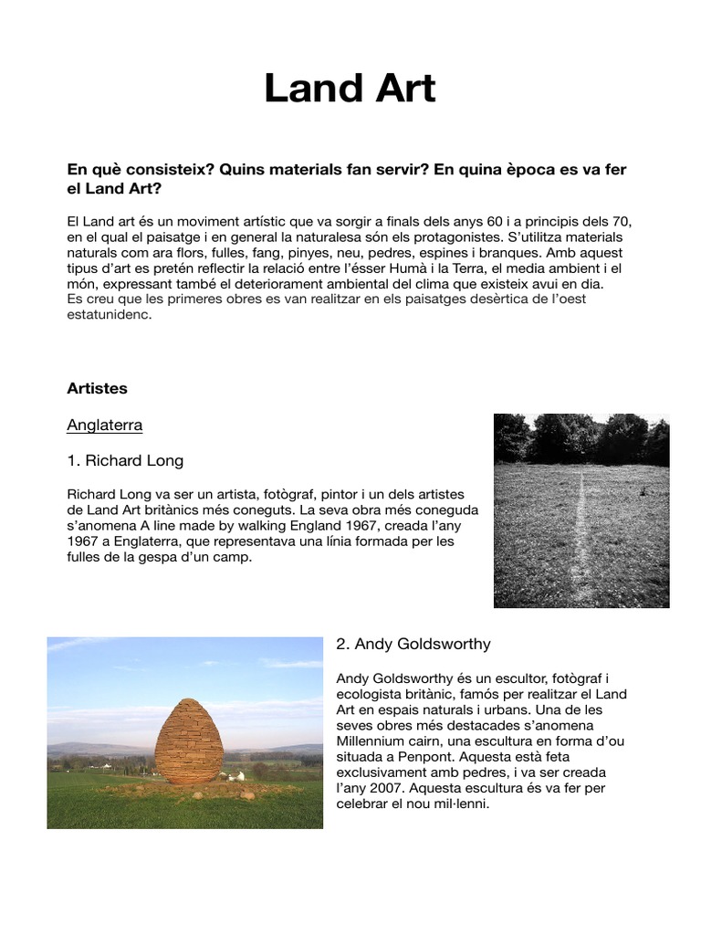 Land Art | PDF