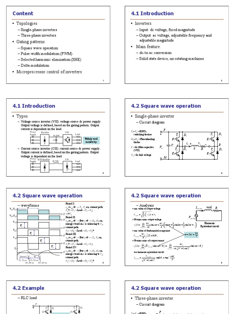 Print - PE - Chap6 - Industrial - Inverter-Đã G P | PDF | Science & Mathematics