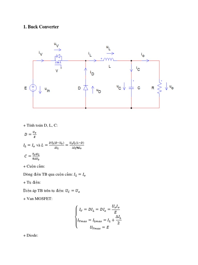 Tính Toán Các BBĐ DC-DC | PDF