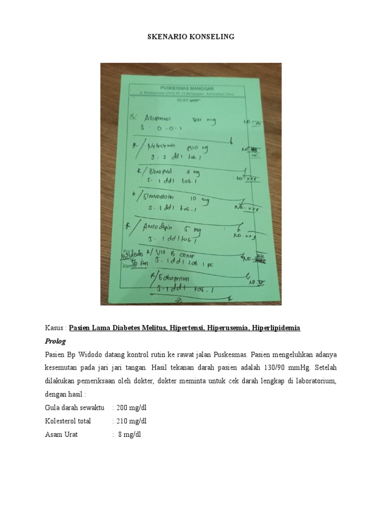 Konseling Skenario Kel 2 Ak 11 | PDF