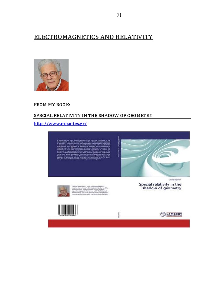 Electromagnetics and Relativity | PDF | Field (Physics) | Special ...