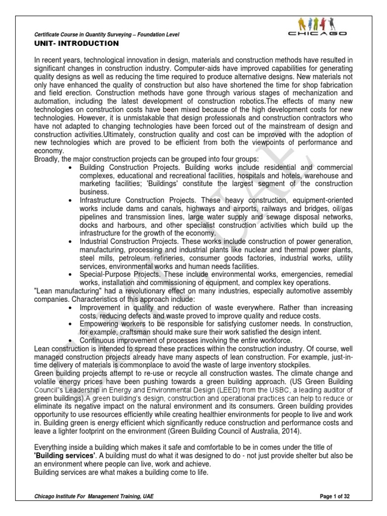 Innovations in Construction Technology | PDF | Building Information ...