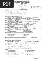 Annual Exam Question Paper Class 8 | PDF