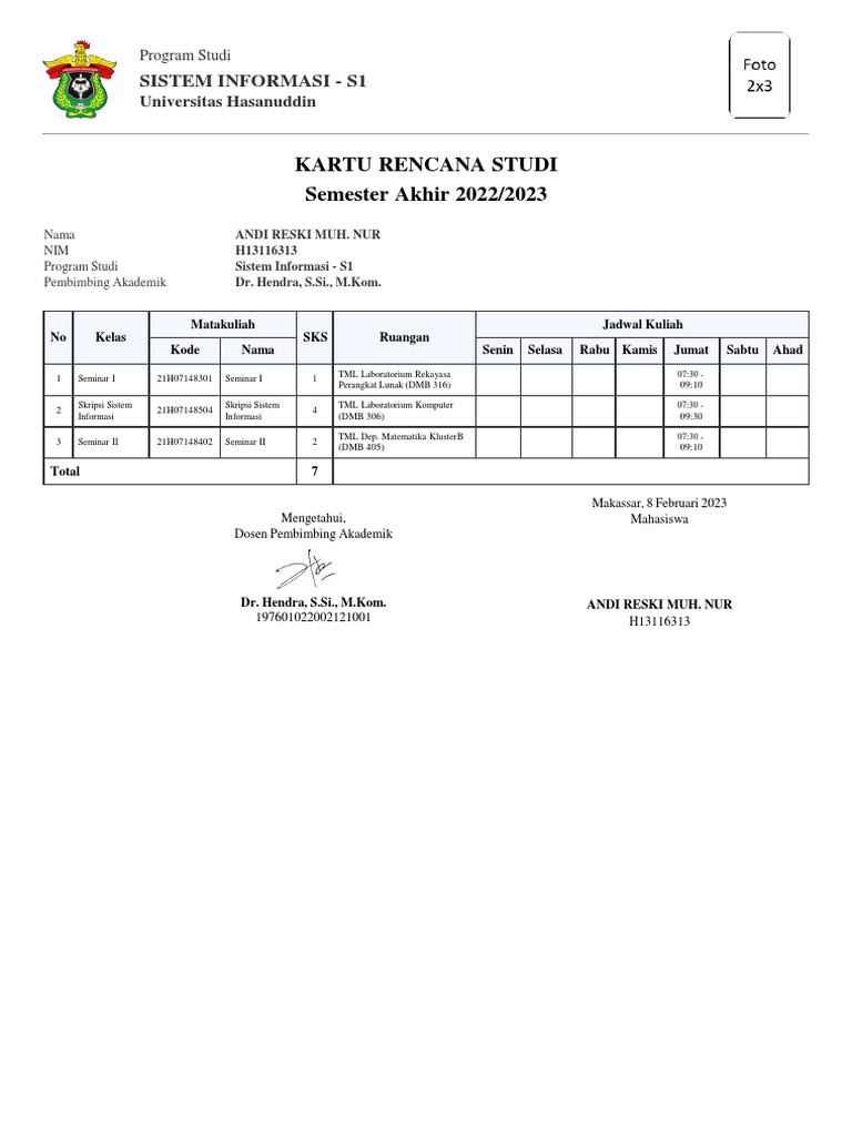 KRS LAMPAU - Portal Akademik | PDF