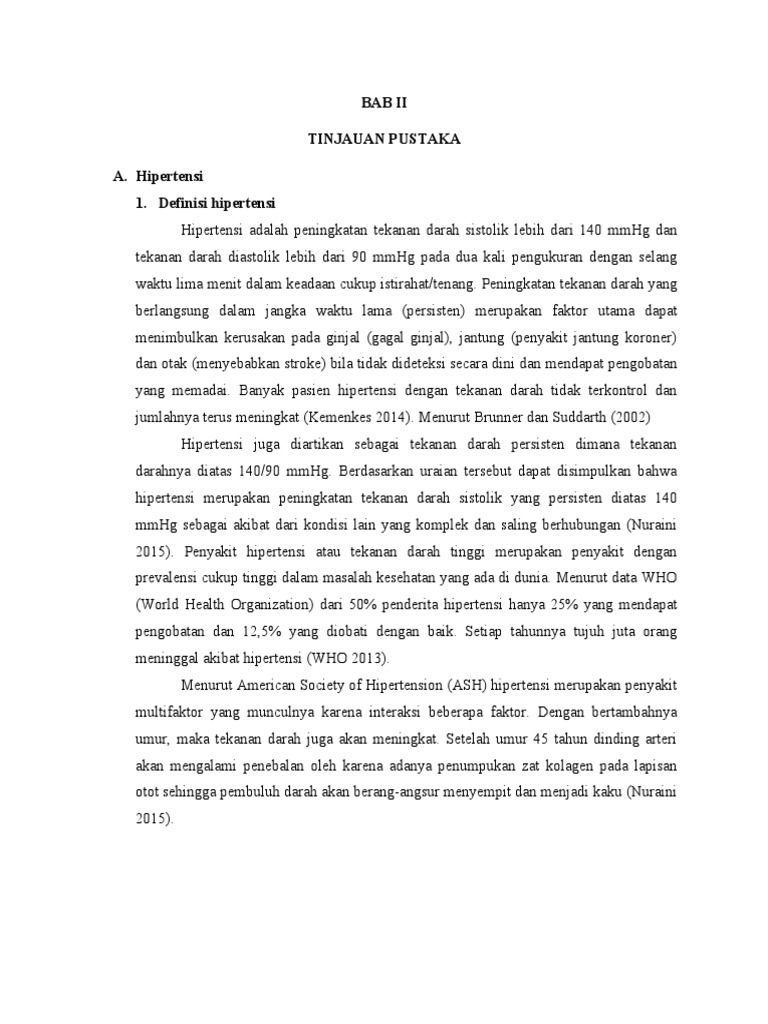 Hipertensi BAB II | PDF
