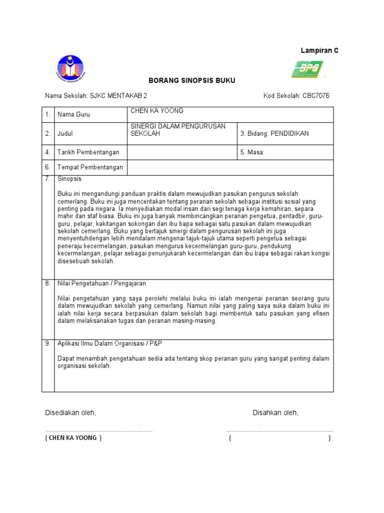 Book Review Sinopsis Buku SPLKPM | PDF