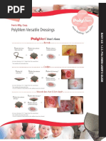 PolyMem Wound Dressing User Guide | PDF | Wound | Health Sciences