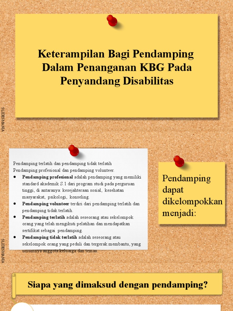 Keterampilan Pendamping Menangani KBG Pada Penyandang Disabilitas | PDF