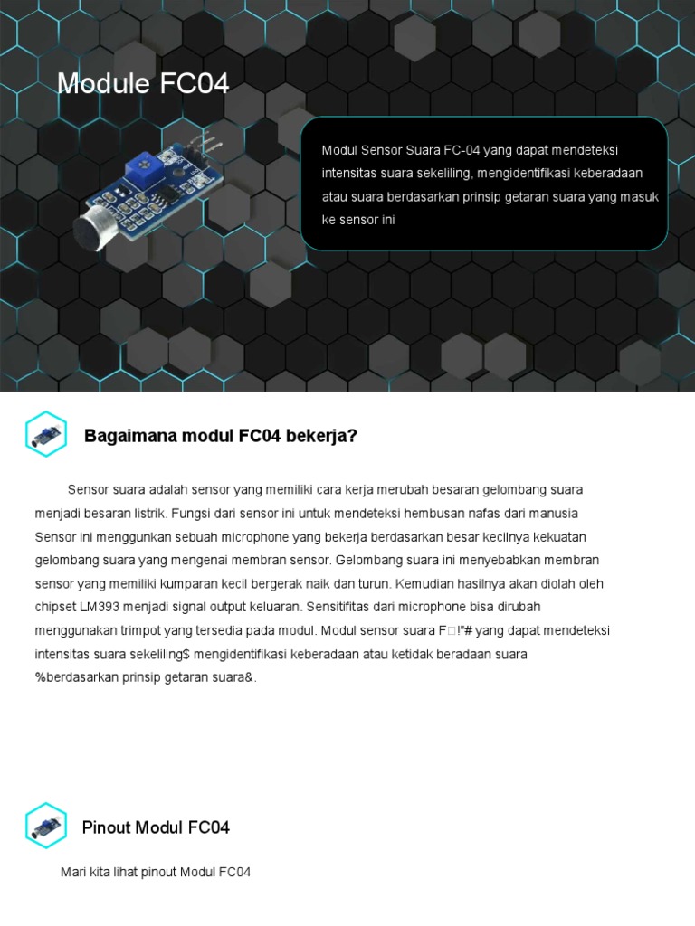 Materi Sensor Suara | PDF