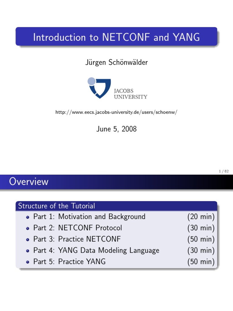 06 Netconf Yang | PDF | Secure Shell | Soap
