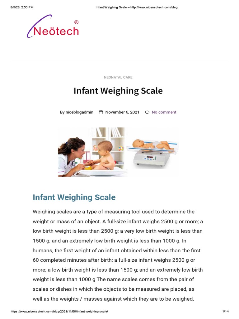 Infant Weighing Scale - HTTP - WWW - Niceneotech.com - Blog | PDF ...