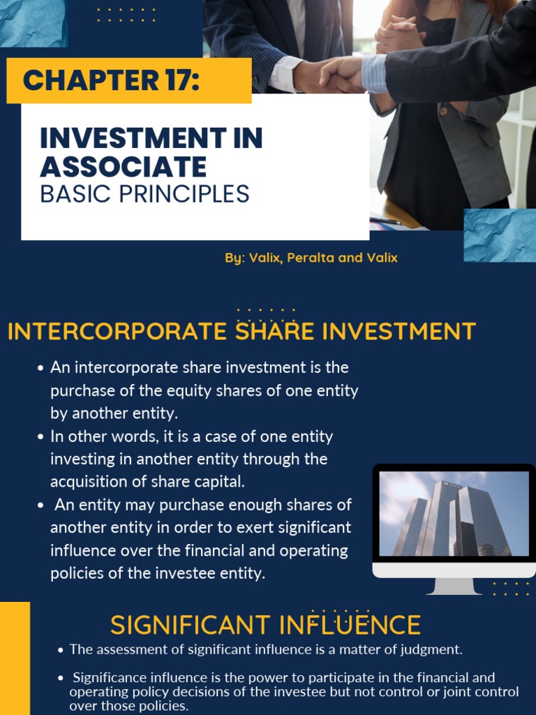 Ia - 1 - Chapter 17 Investment in Associate Basic Principles | PDF ...
