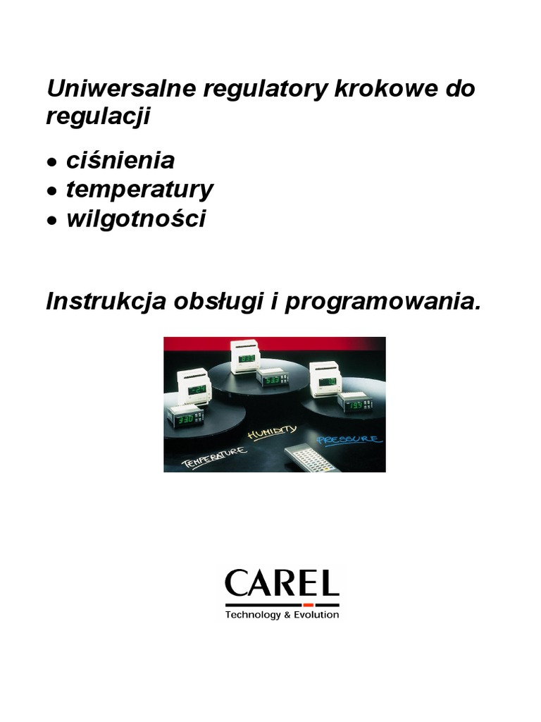Carel Ir 32 Instrukcja Instalatora Stary Sterownia Maszynownia | PDF