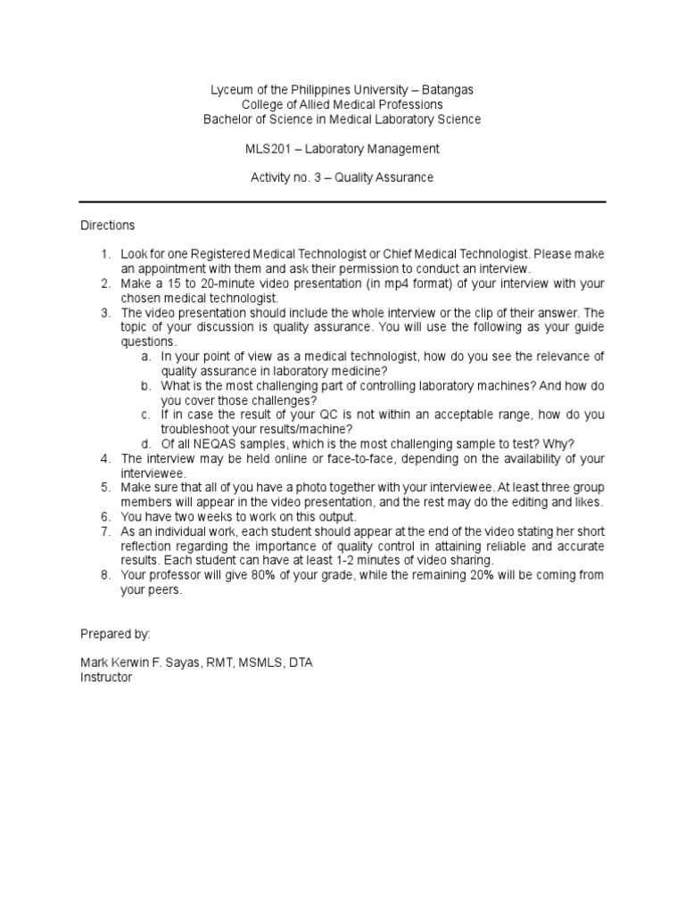 LabMan Exercise # 3 | PDF | Interview | Methodology