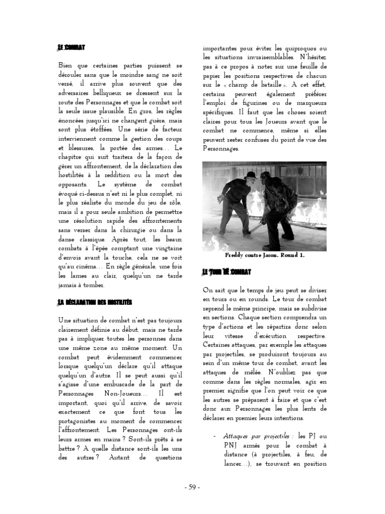 6 Combat | PDF | Arc et flèches | Épée