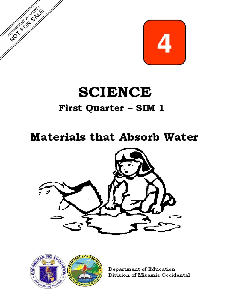 Science-4 Q1 SIM-1 | PDF | Porosity | Materials