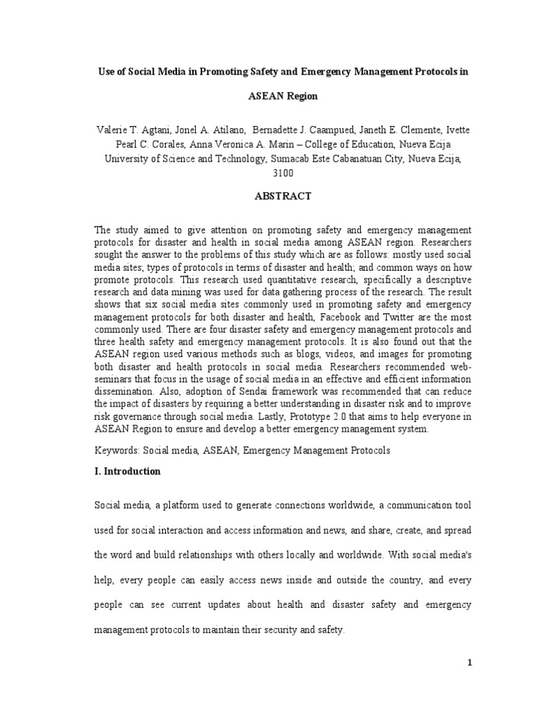 CAPSTONE (Data Mining) | PDF | Emergency Management | Social Media