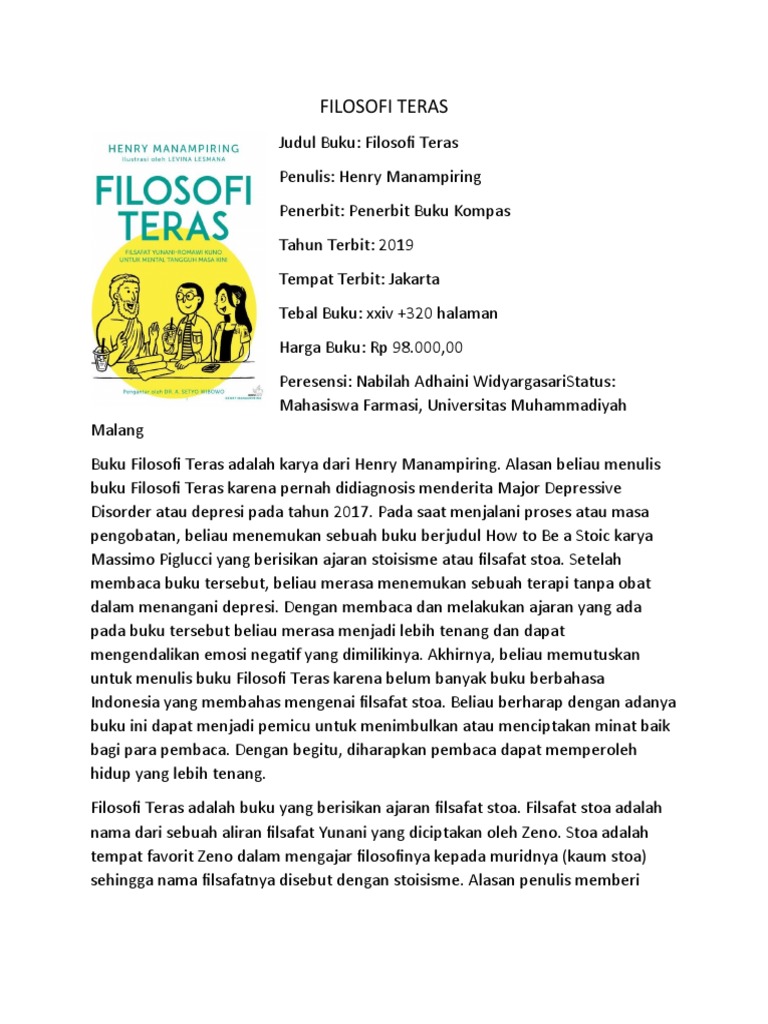 Resensi Buku | PDF | Filsafat | Pengembangan Diri