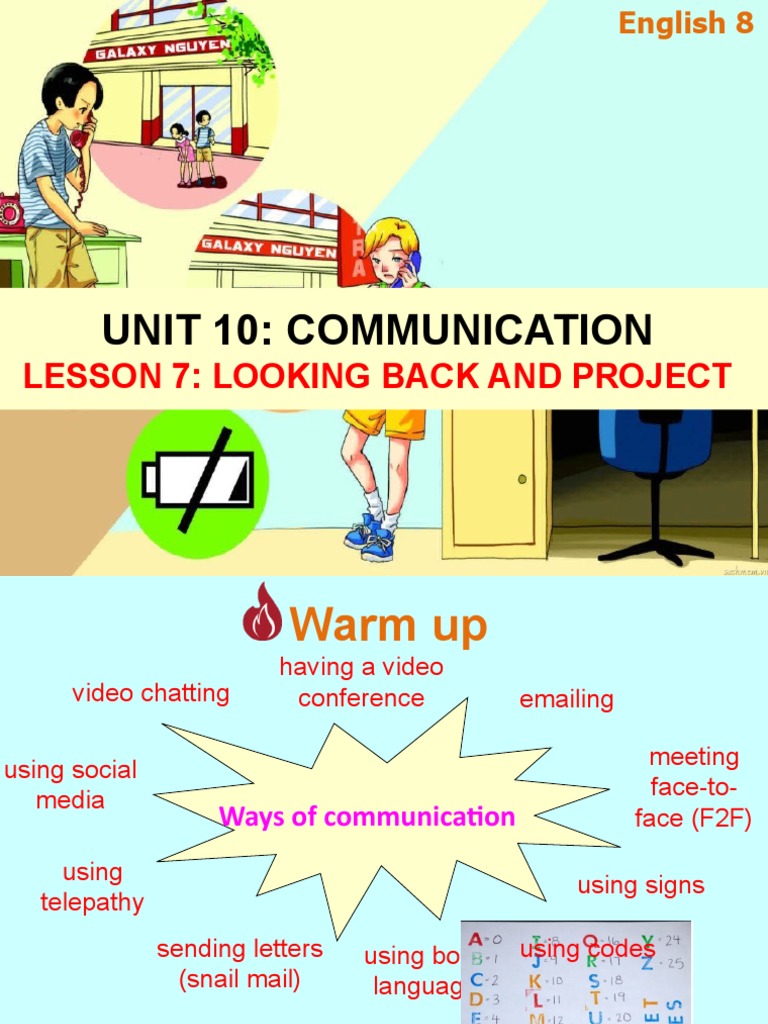 Unit 10 Communication Lesson 7 Looking Back Project | Download Free PDF | Communication | Human ...
