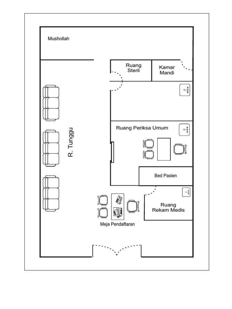 sketsa ruang dokter | PDF