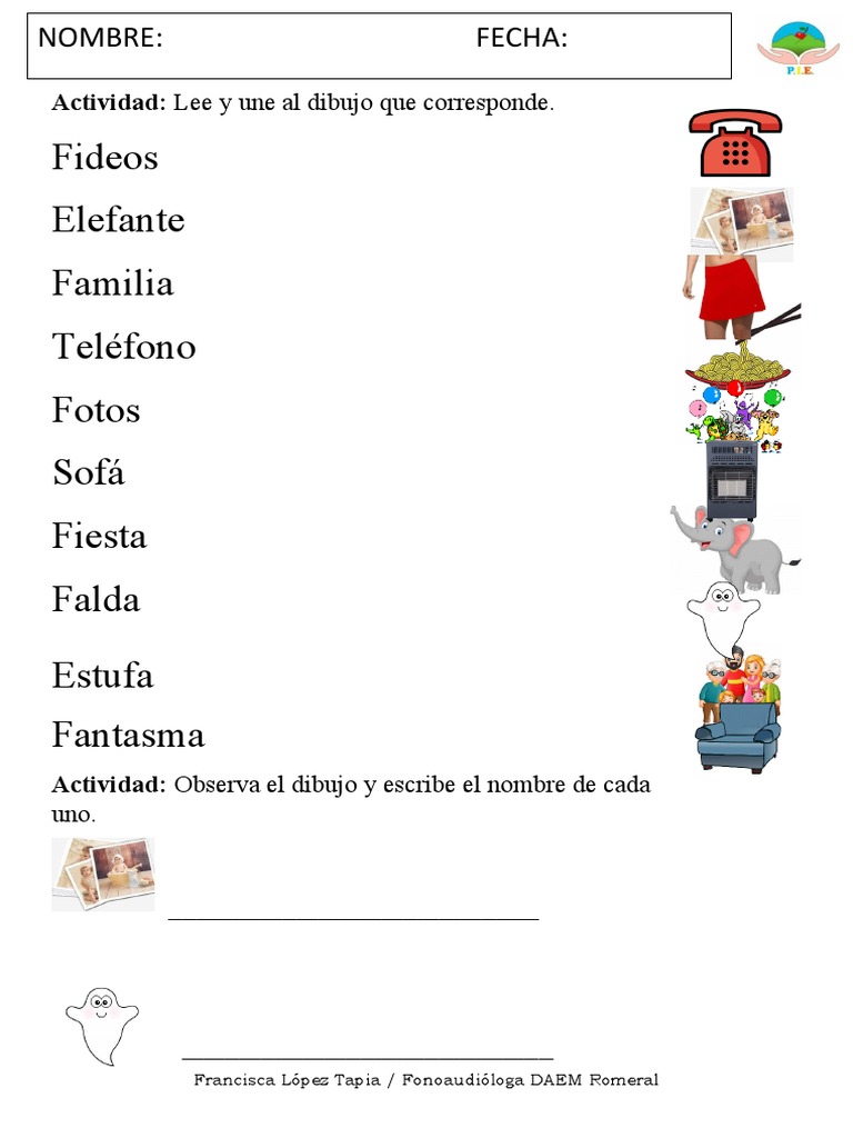 Lecturas Letra F | PDF | Artes del Lenguaje y Comunicación