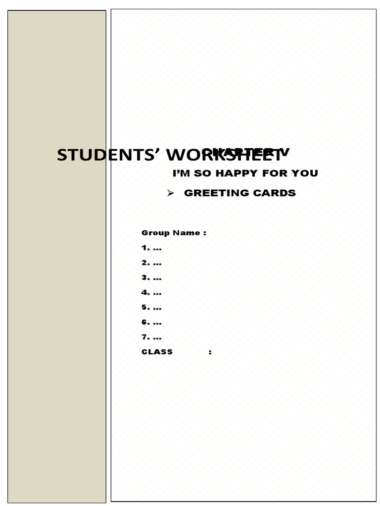 Panduan Menulis Greeting Card Spesial | PDF