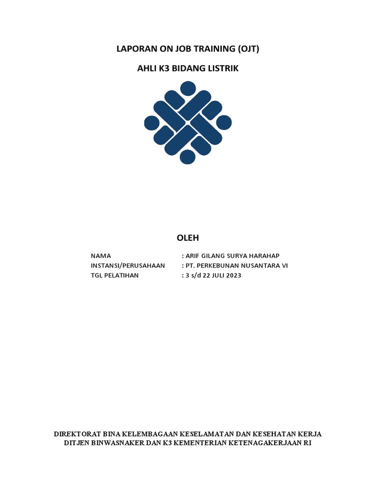 Laporan On Job Training | PDF