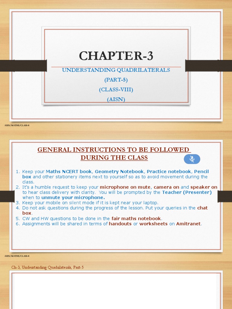 Class 8 Quadrilaterals Guide | PDF | Rectangle | Classical Geometry
