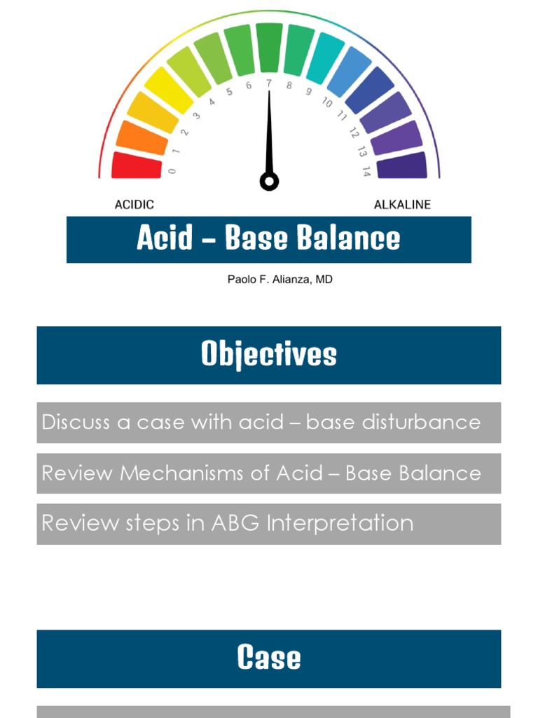 Acid - Base Balance | PDF | Bicarbonate | Chemistry