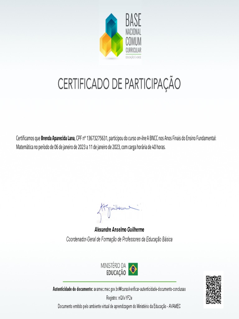 Documento - A BNCC Nos Anos Finais Do Ensino Fundamental - Matemática | PDF