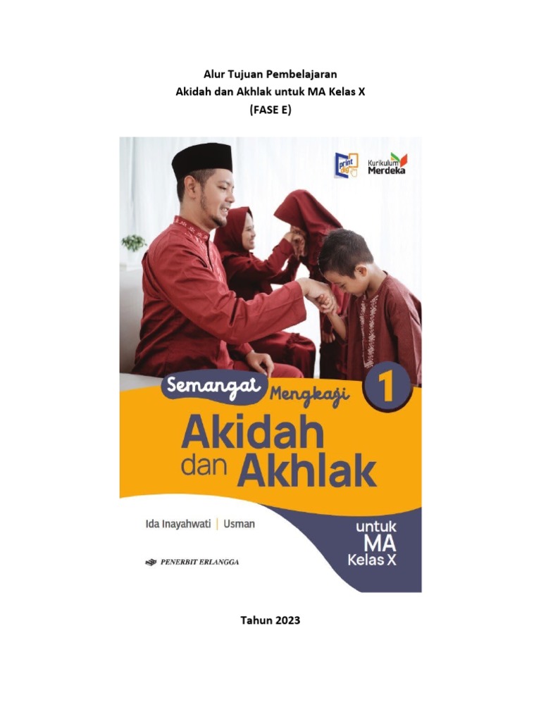 ATP Akidah Dan Akhlak MA X | PDF