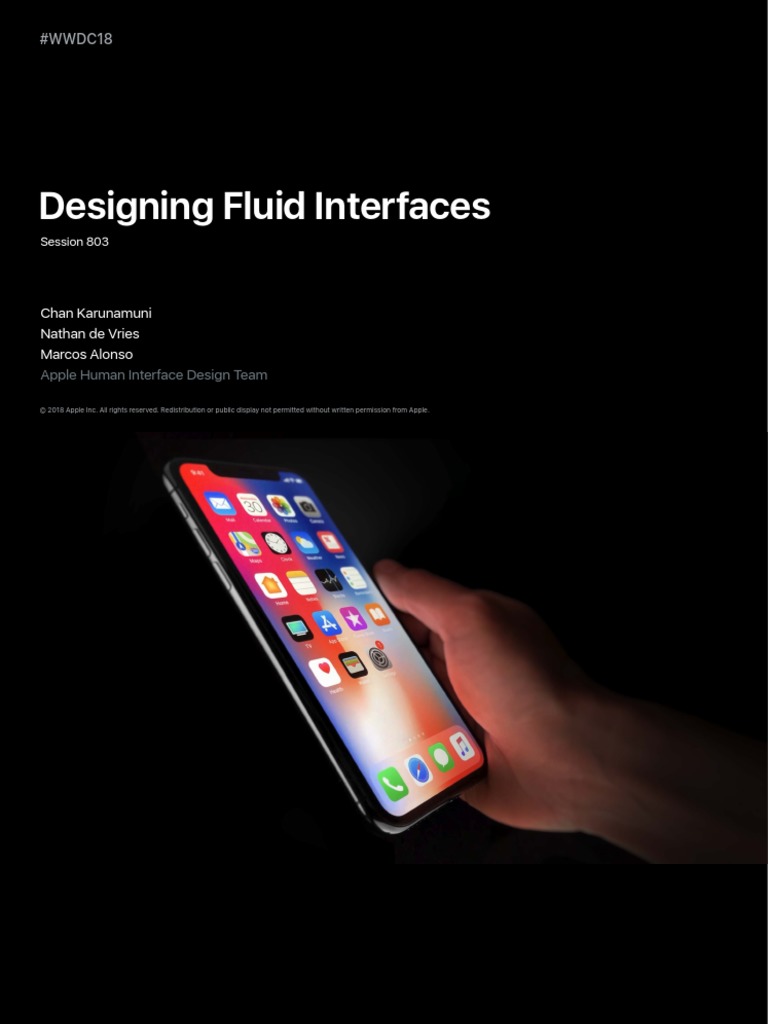 803 Designing Fluid Interfaces | PDF