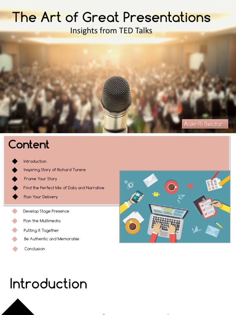 Ted Presentation Aakriti | PDF | Multimedia | Narrative