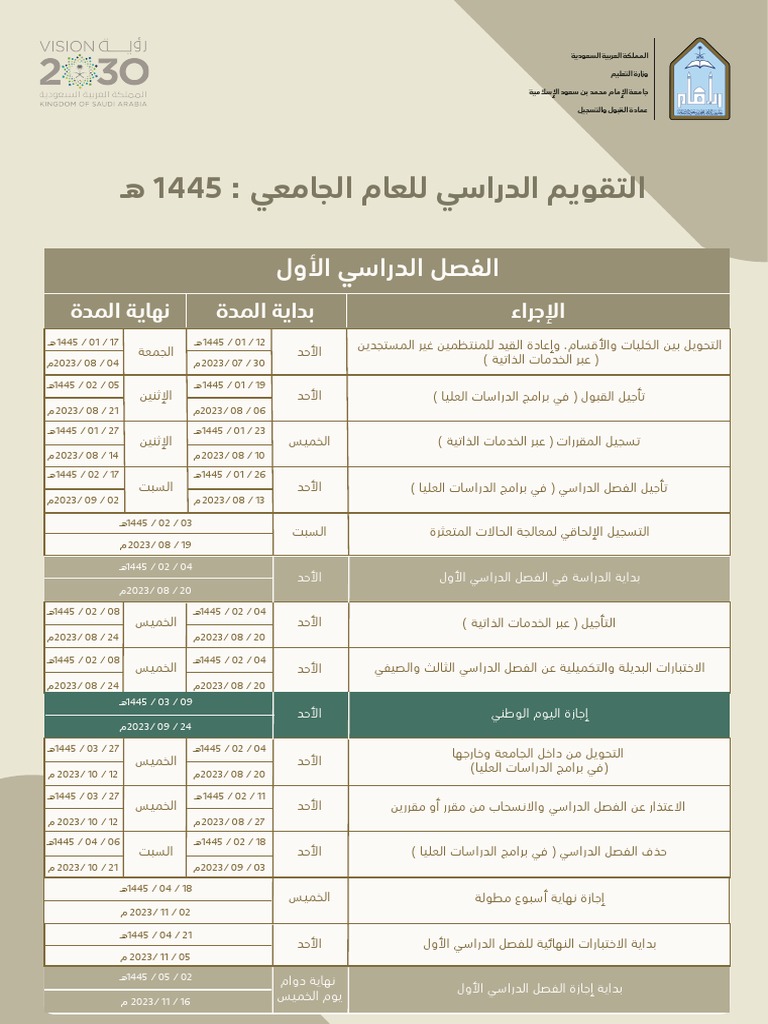 Calendar 1445 | PDF
