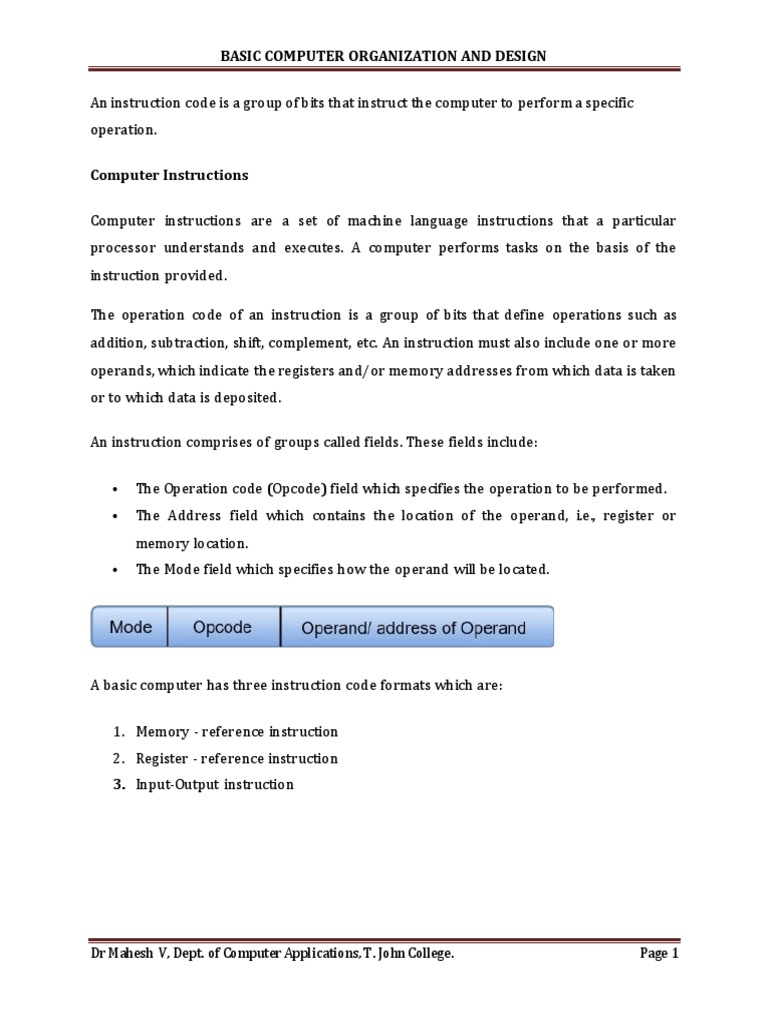 Module 2 COA | PDF | Computers
