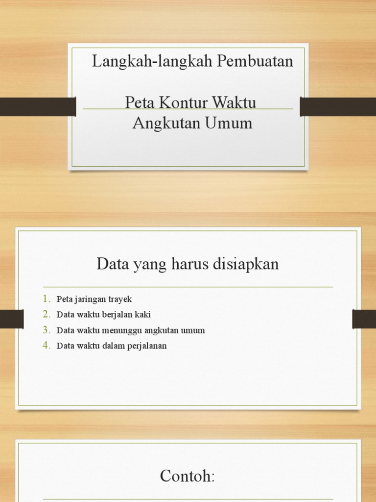 Langkah-Langkah Pembuatan Peta Kontur Waktu-1 | PDF