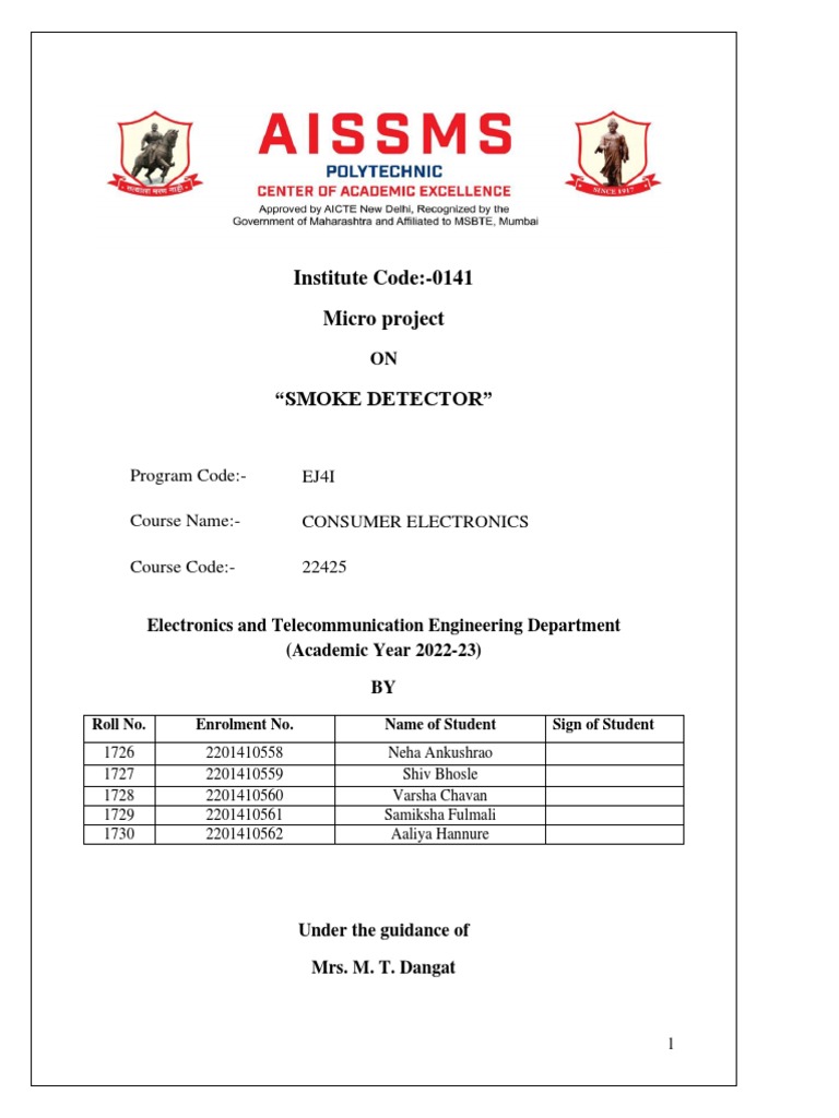 Cel Microproject - 1 | PDF | Engineering | Detector (Radio)