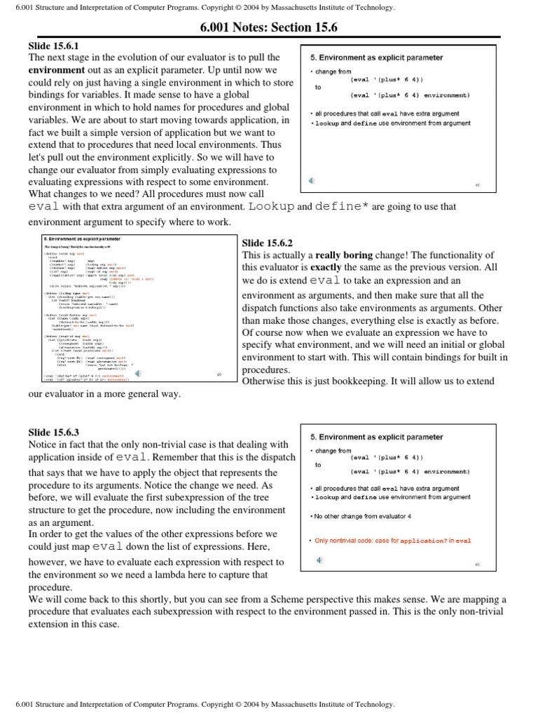 19 Interpretation 2 | PDF | Parameter (Computer Programming) | Scheme (Programming Language)