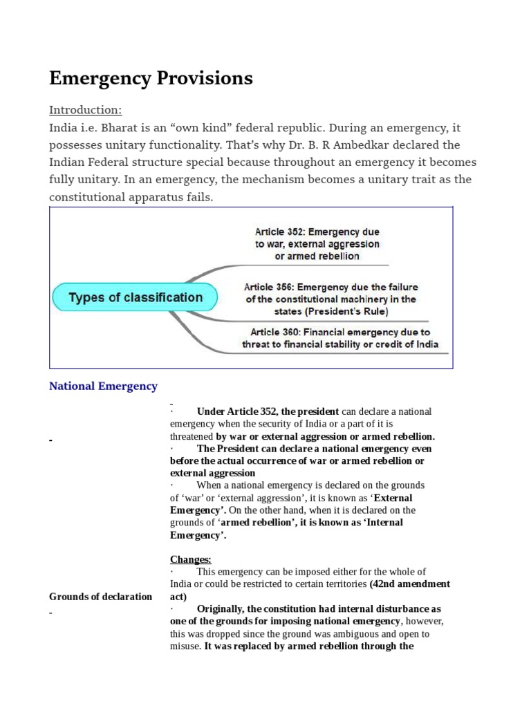 Emergency Provisions | PDF | State Of Emergency | Justice