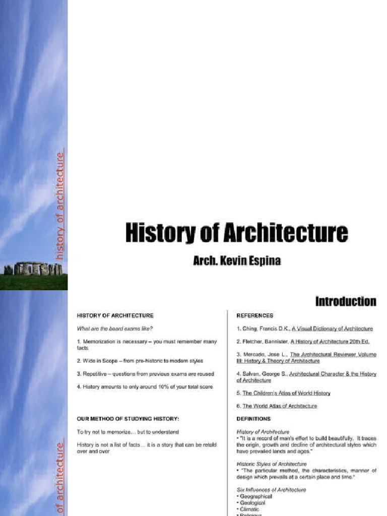 History of Architecture | PDF