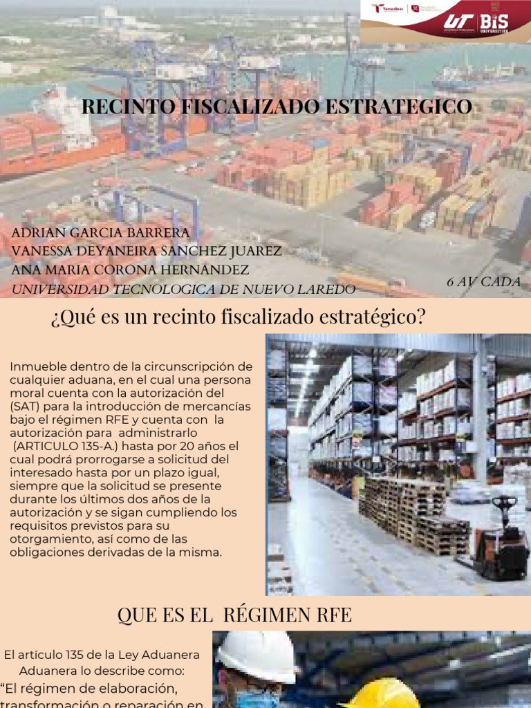 Recinto Fiscalizado Estrategico | PDF | aduana | Gobierno