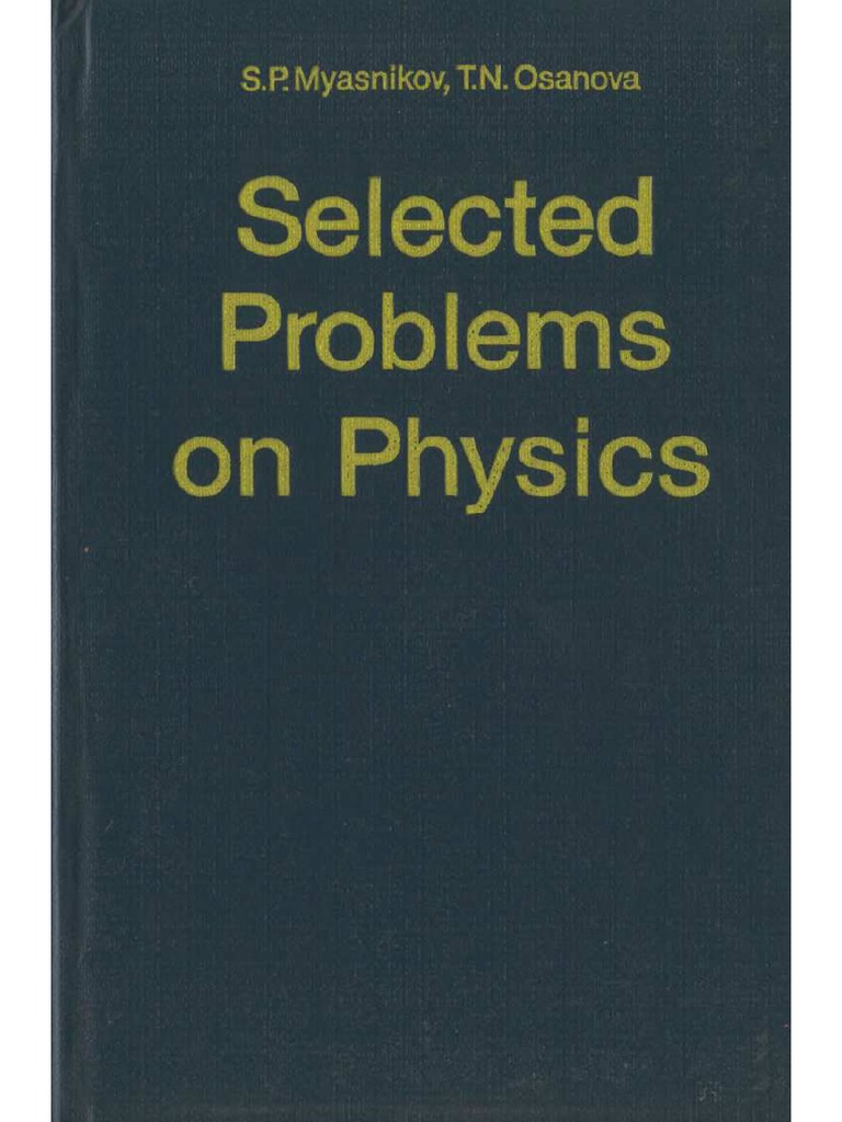 Selected Problems On Physics | PDF