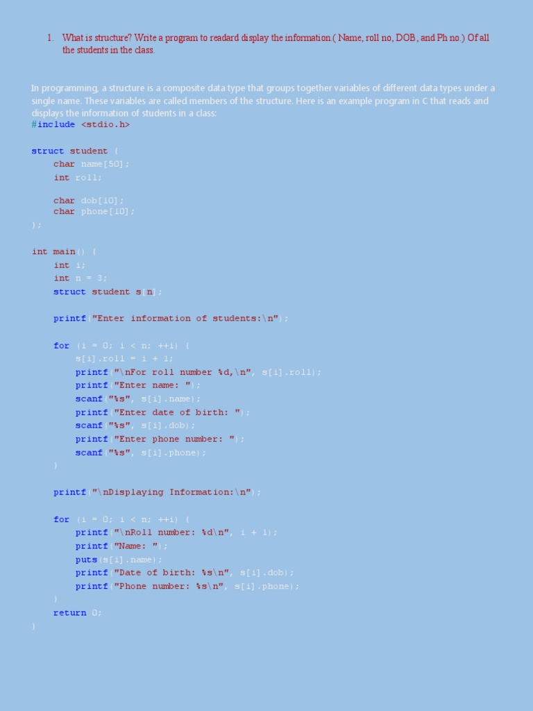 C Programming Qanda Pdf Pointer Computer Programming Algorithms 