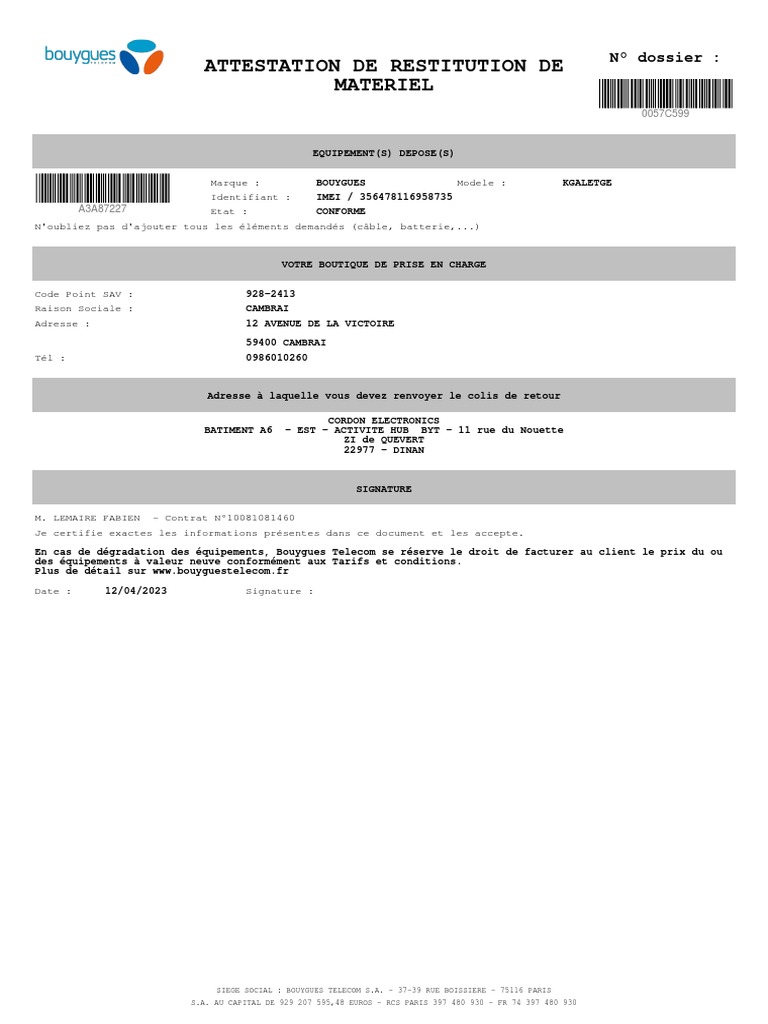 Bon Retour Boutique | PDF