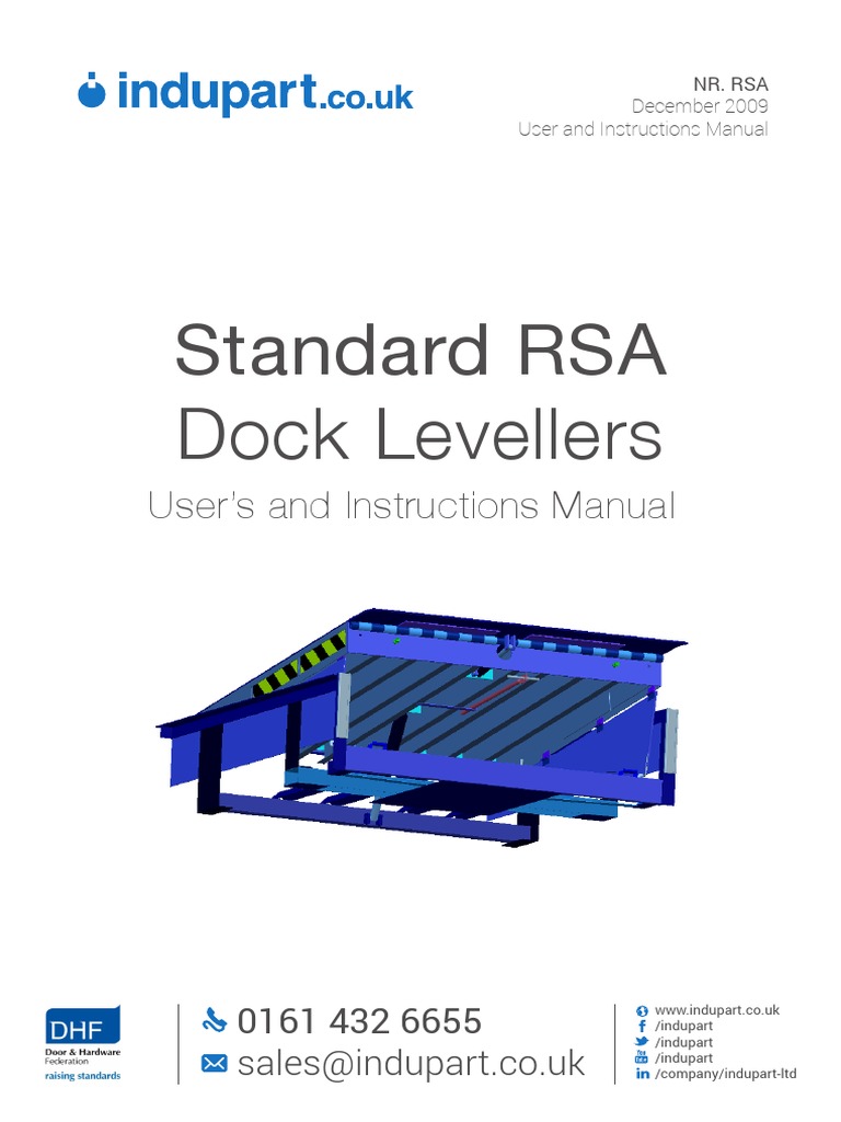 Standard RSA Dock Levellers | PDF | Truck | Valve