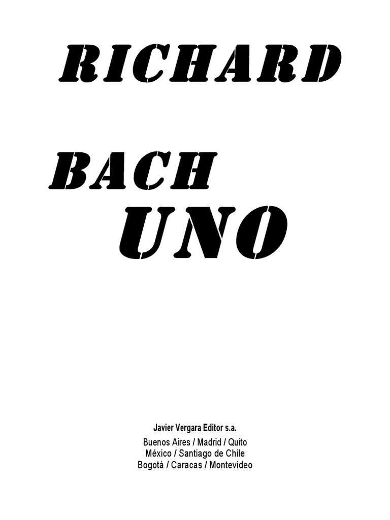 Richard Bach - Uno | PDF | Amor