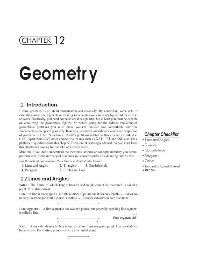 Geometry | PDF | Line (Geometry) | Triangle