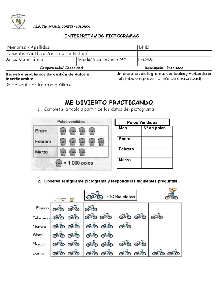 20.08 Ficha Pictogramas | PDF